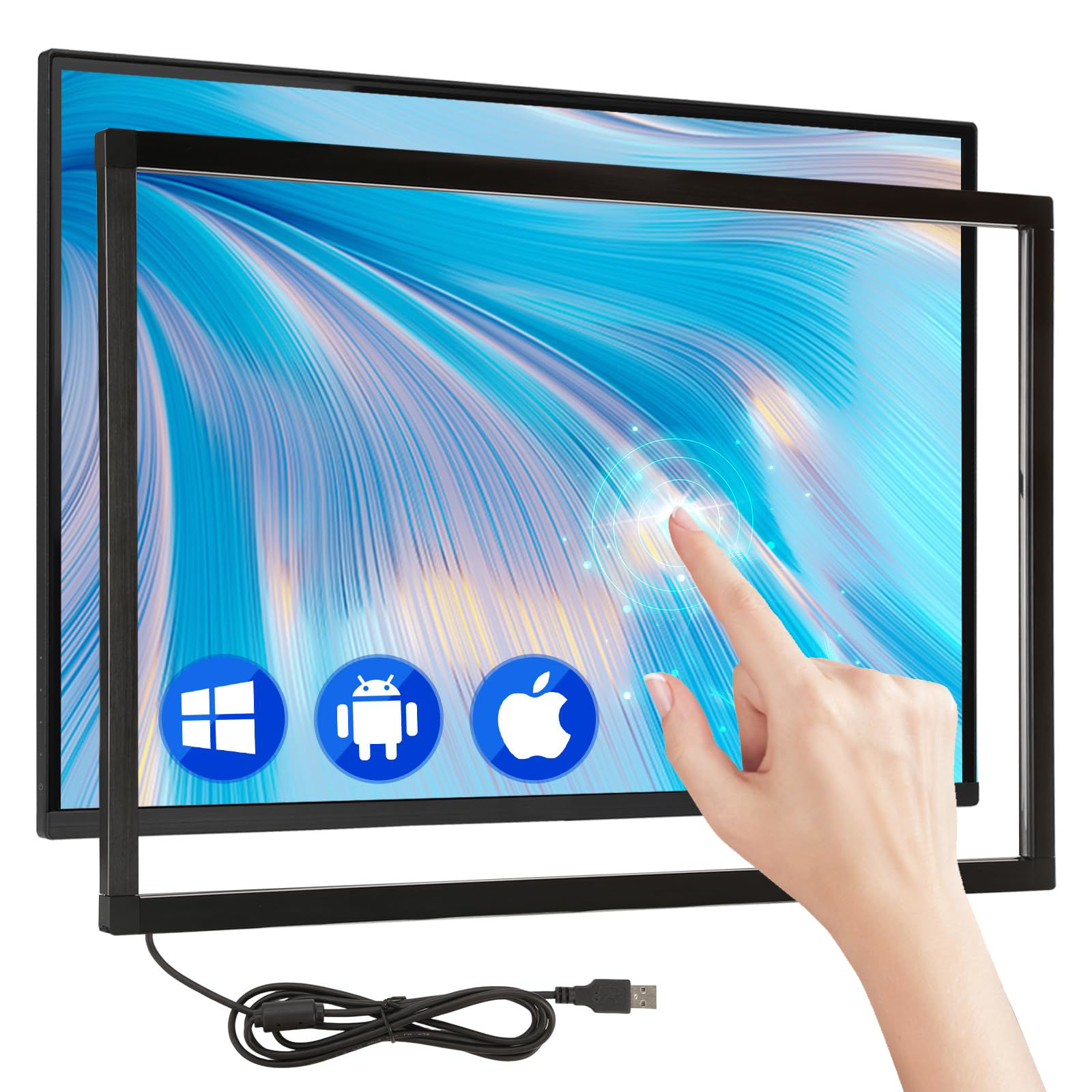 GetUSCart- 32 Inch Infrared Touch Frame 20 Points IR Touch Screen Panel ...
