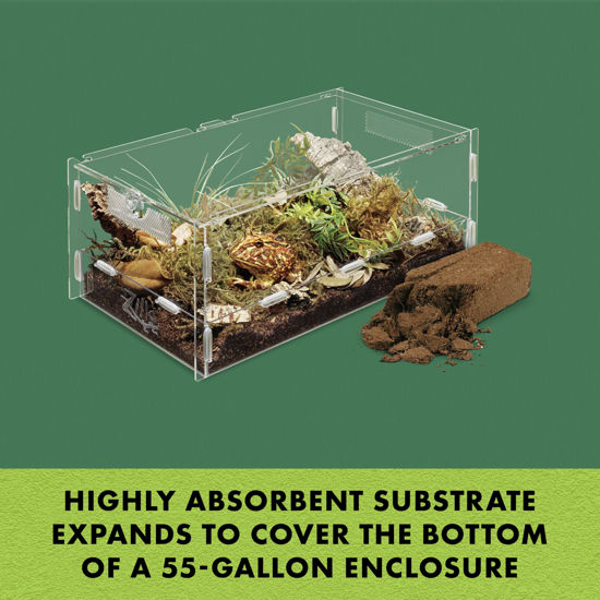 GetUSCart- Zilla Coconut Husk Brick, Organic Bedding for Reptiles, Made ...