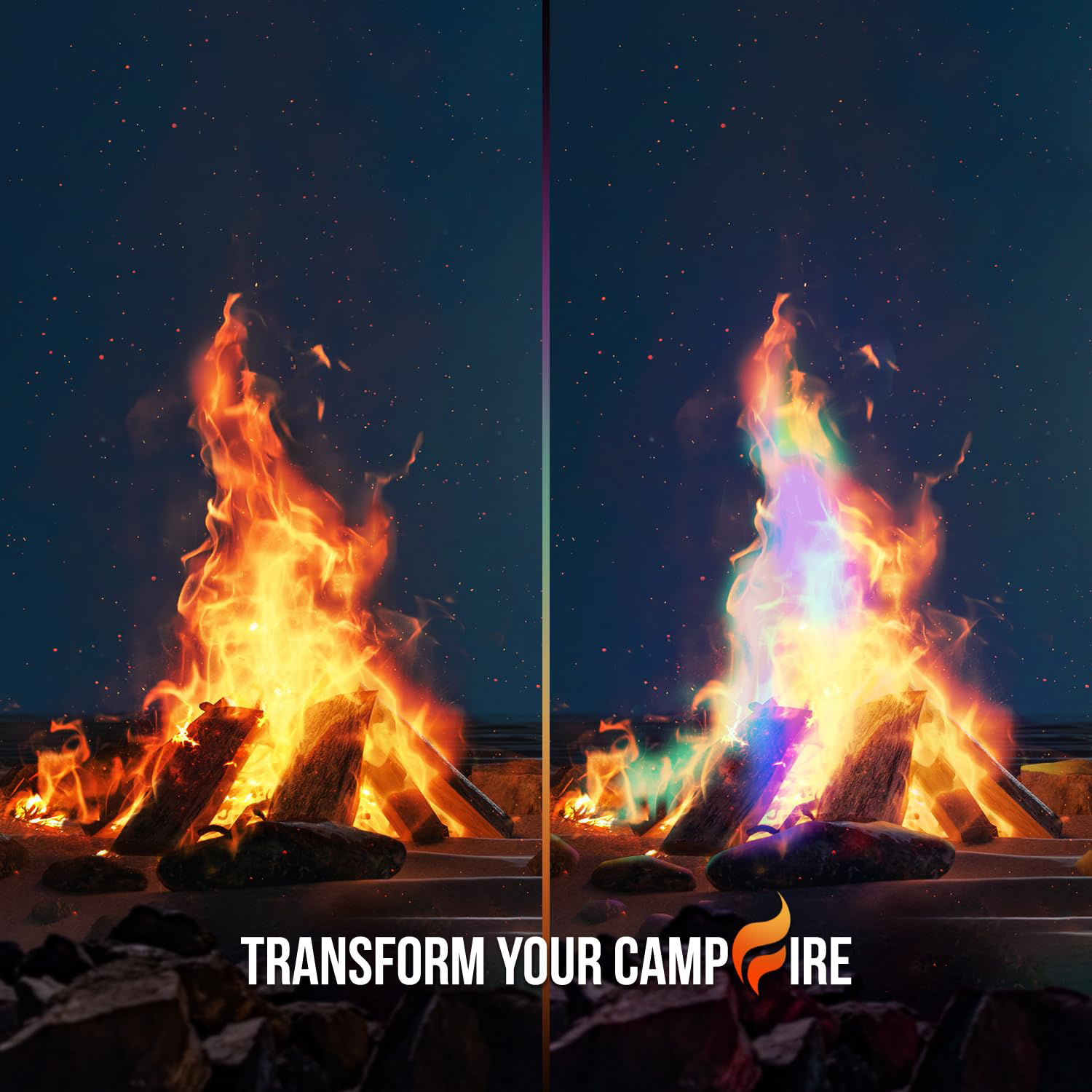 GetUSCart- Fire Dazzle Fire Color Changing Packets for Fire Pit - 25 ...