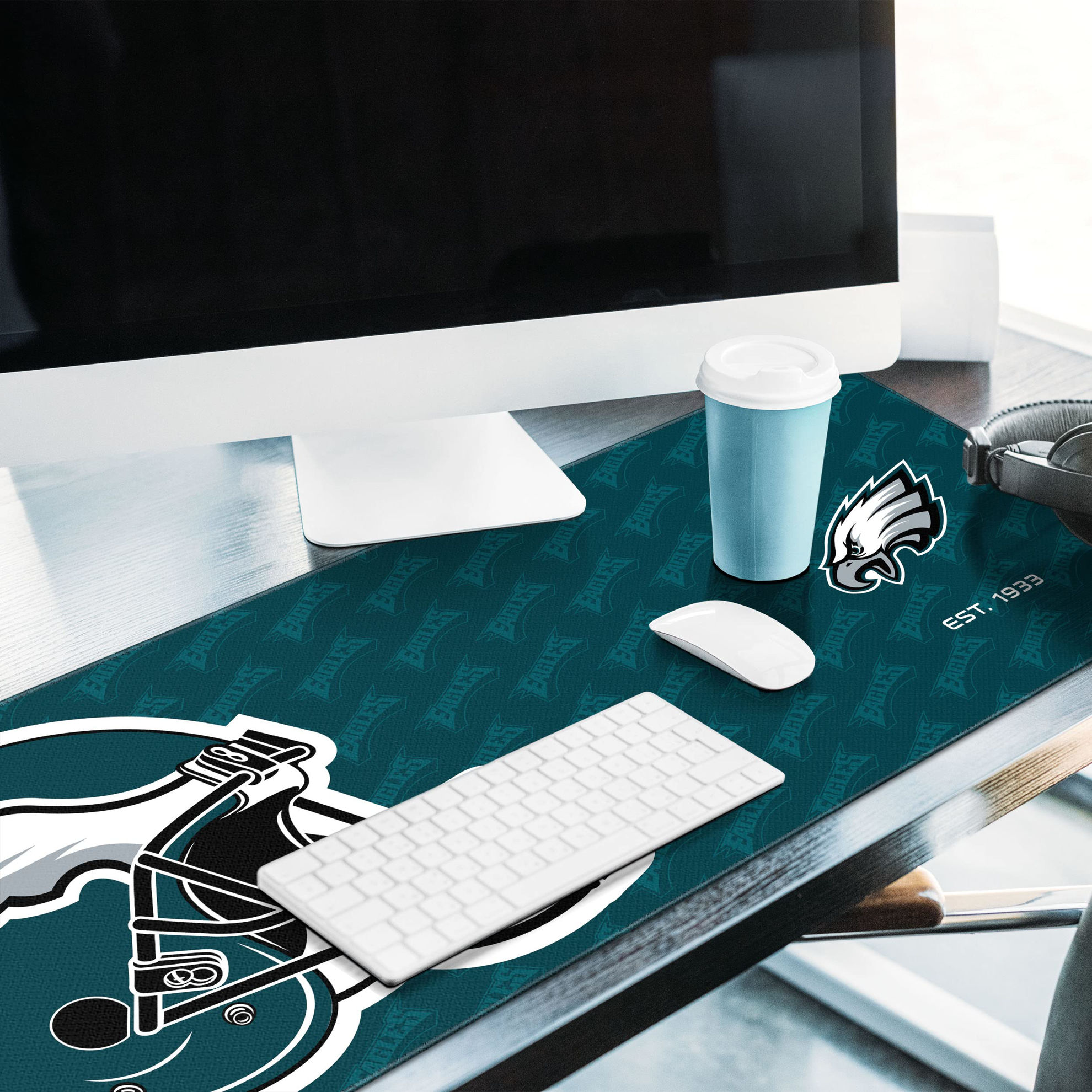 GetUSCart- YouTheFan NFL Philadelphia Eagles Logo Series Desk Pad