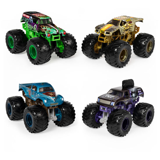 GetUSCart- Monster Jam, Official Reveal The Steel 4-Pack of Color ...