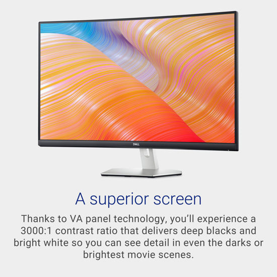 GetUSCart- Dell S3222HN Curved Monitor - 31.5-inch FHD (1920x1080) 75Hz ...