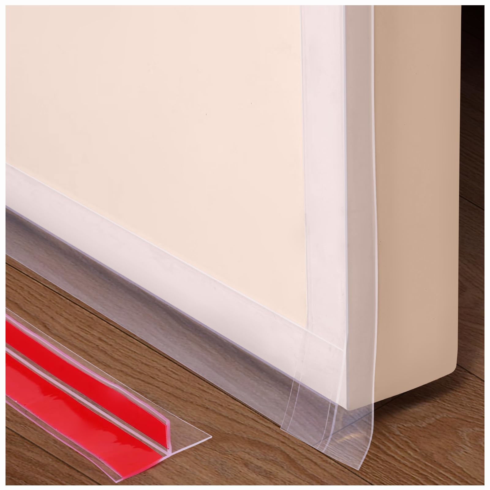GetUSCart- 【2024 New Upgrade】 T-Shaped Clear Silicone Seal Strip for Door & Windows Gaps,Weather ...