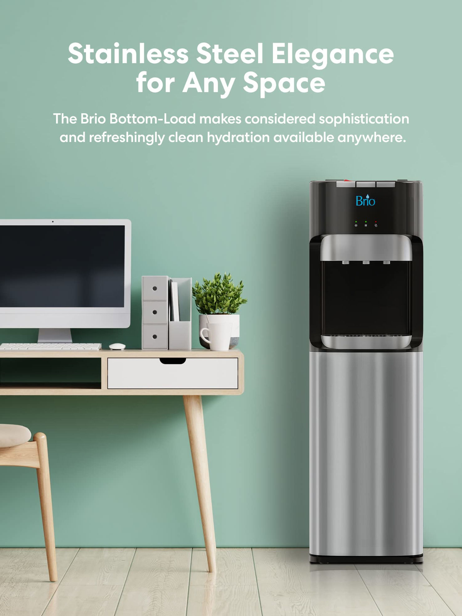 GetUSCart- Brio Bottom Loading Water Cooler Dispenser for 5 Gallon ...