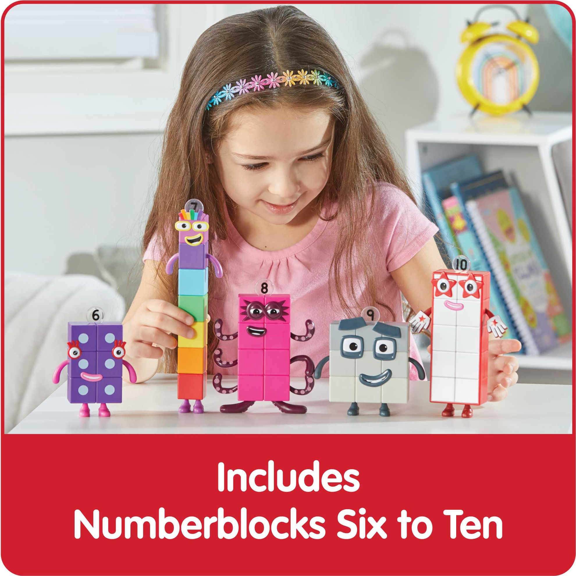 GetUSCart- hand2mind Numberblocks Friends Six to Ten Figures, Cartoon ...