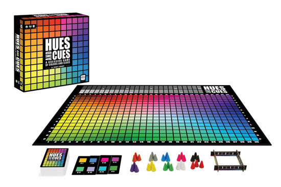 GetUSCart- HUES and CUES - Vibrant Color Guessing Board Game for 3-10 ...