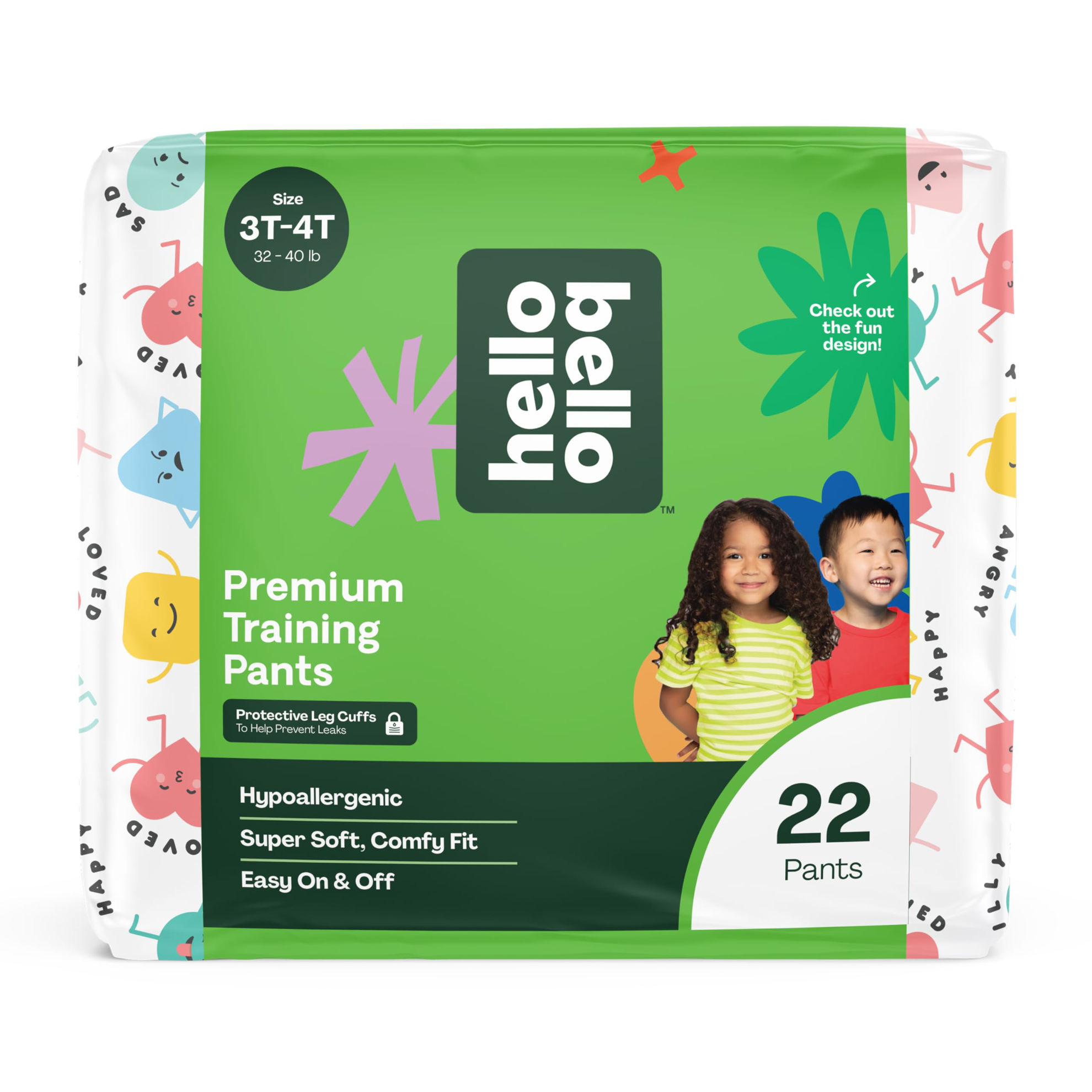 GetUSCart- Hello Bello Training Pants 3T-4T, All About Feelings Design ...