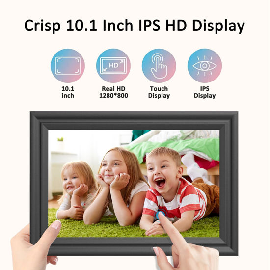 GetUSCart- Digital Picture Frame WiFi 10.1 Inch Digital Photo Frame ...