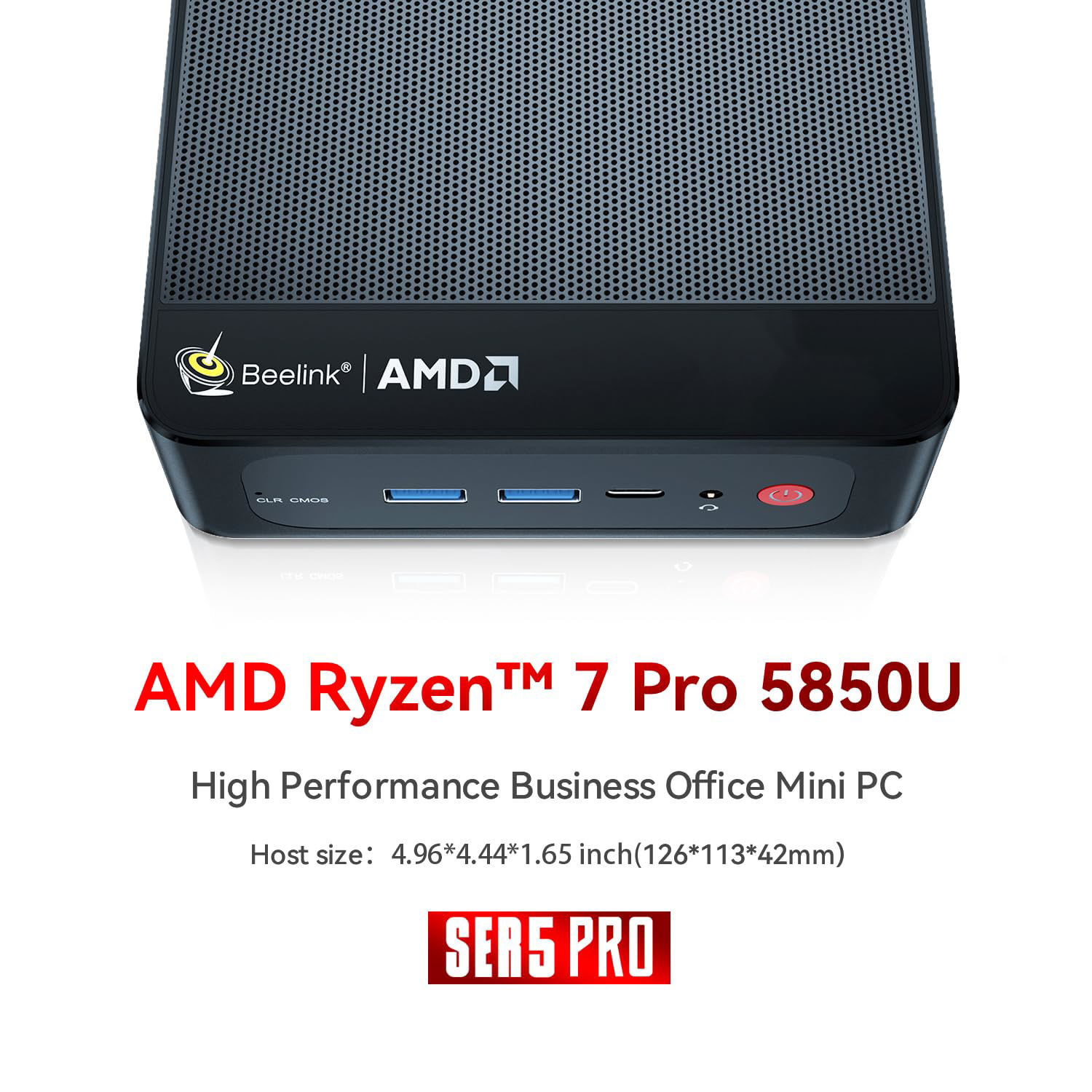 GetUSCart- Beelink SER5 Pro Mini PC, AMD Ryzen 7 5850U(7nm, 8C/16T) up ...