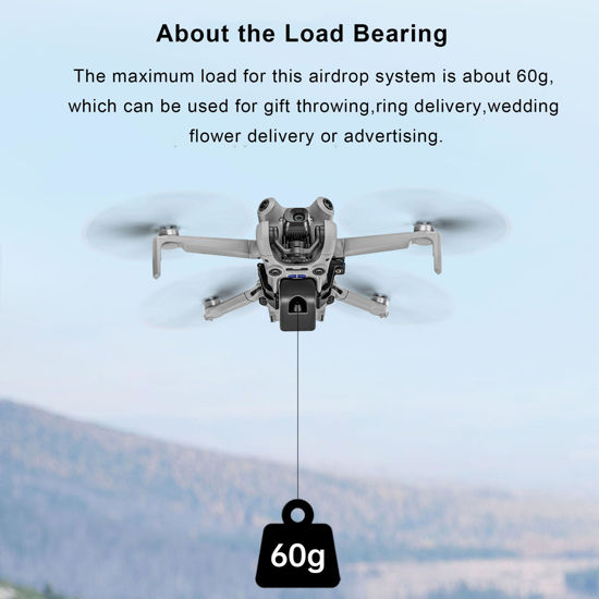 GetUSCart- Mini 4 Pro Airdrop System, Quick Release Payload Delivery Transport Device Wedding ...