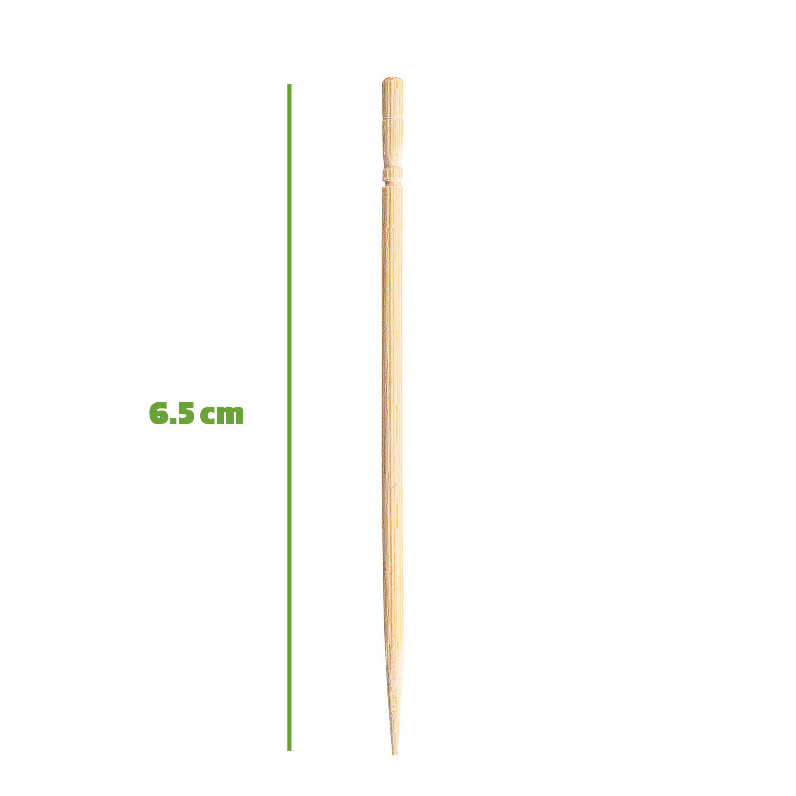 GetUSCart- [1500 Count] Bamboo Wooden Toothpicks Wood Round Single ...