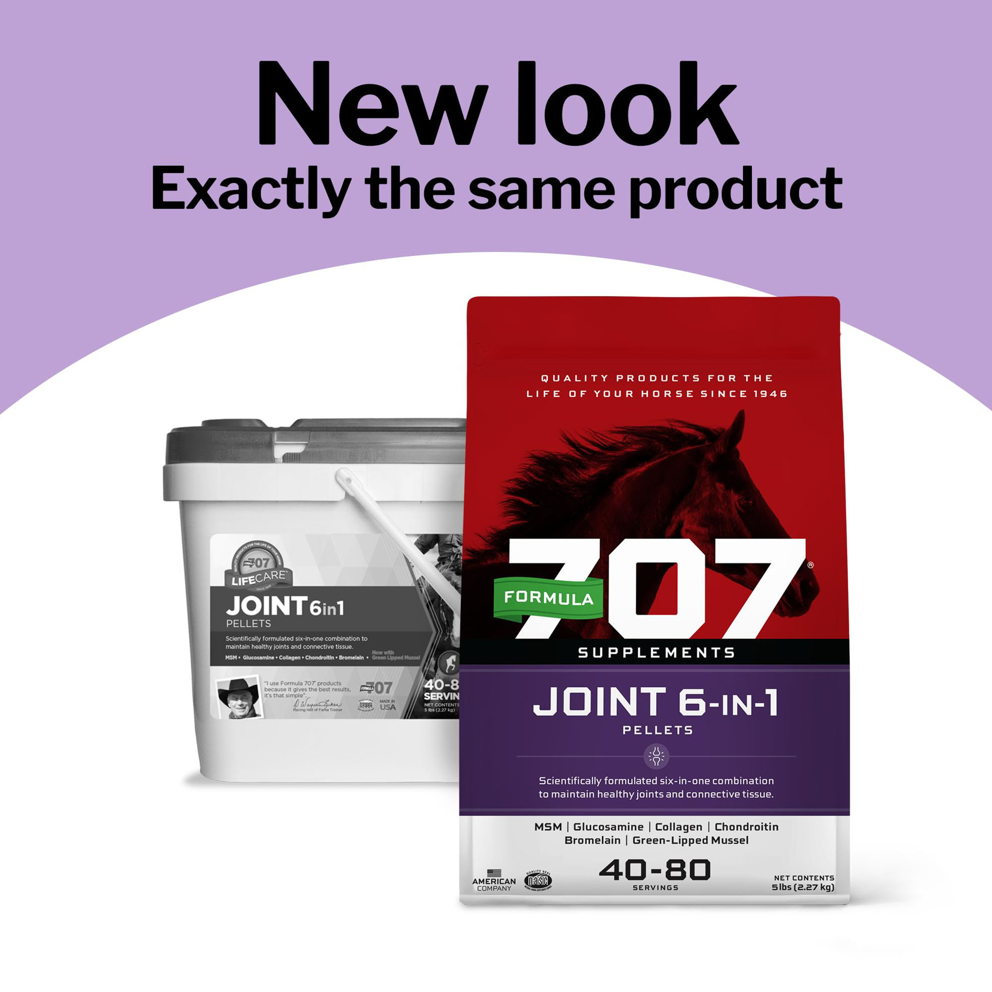 GetUSCart- Formula 707 Joint 6in1 Equine Supplement, Daily Fresh Packs ...