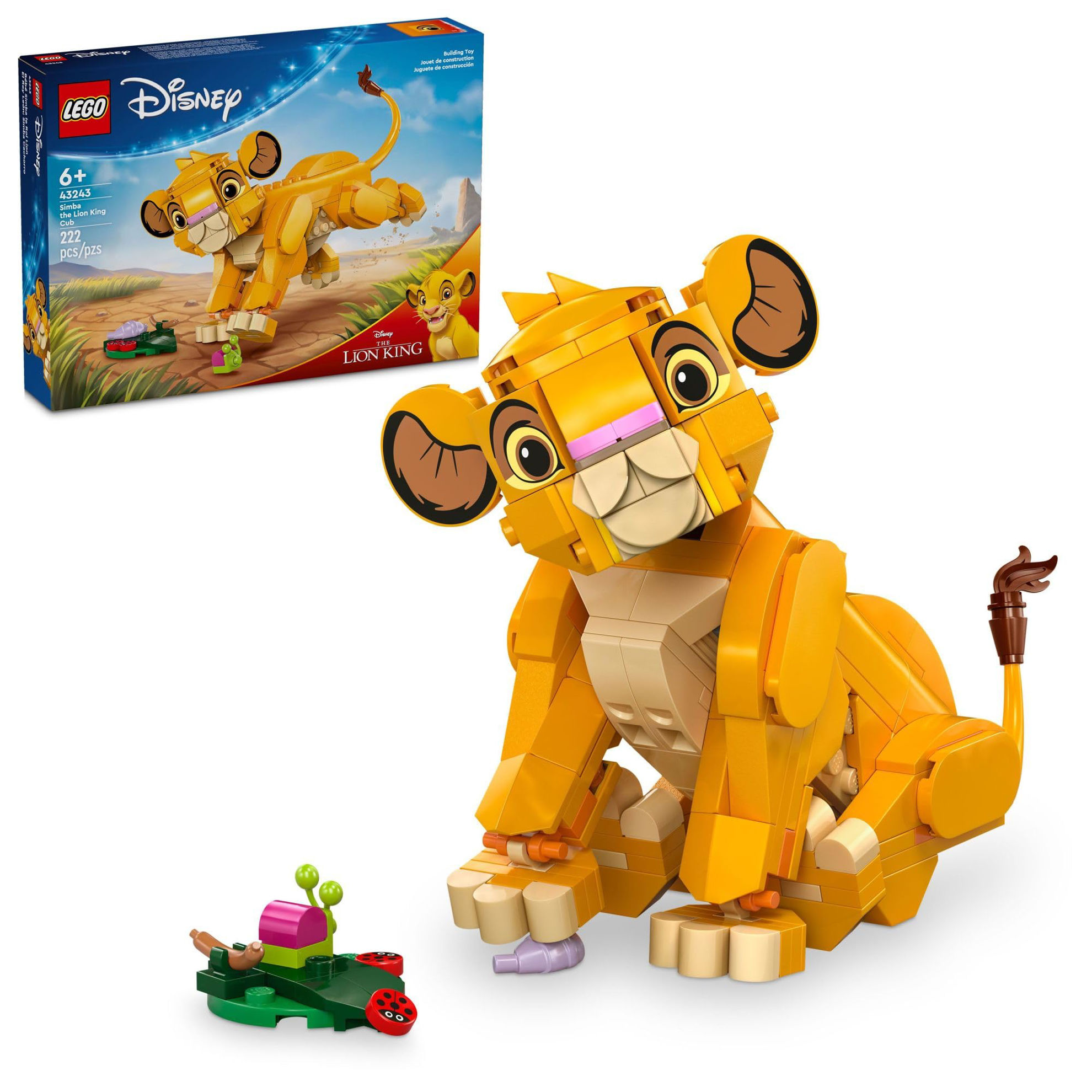 GetUSCart- LEGO Disney Simba The Lion King Cub Buildable Disney Toy for ...