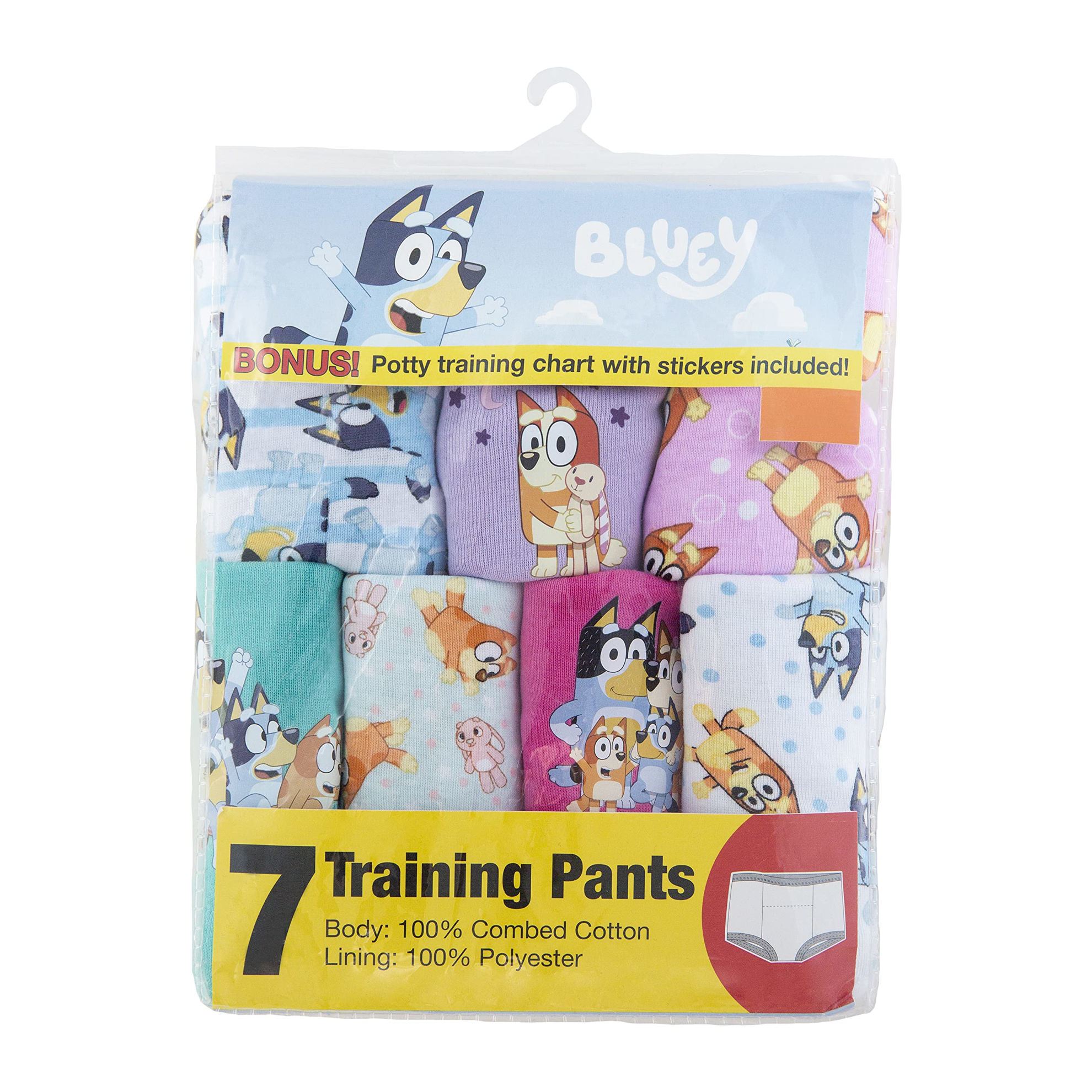 GetUSCart- Bluey Amazon Exclusive 7-Pack Potty Training Pants with ...