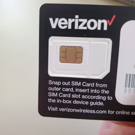 GetUSCart- Verizon Wireless 5G & 4G LTE SIM Card Triple Cut All 3 Sizes ...