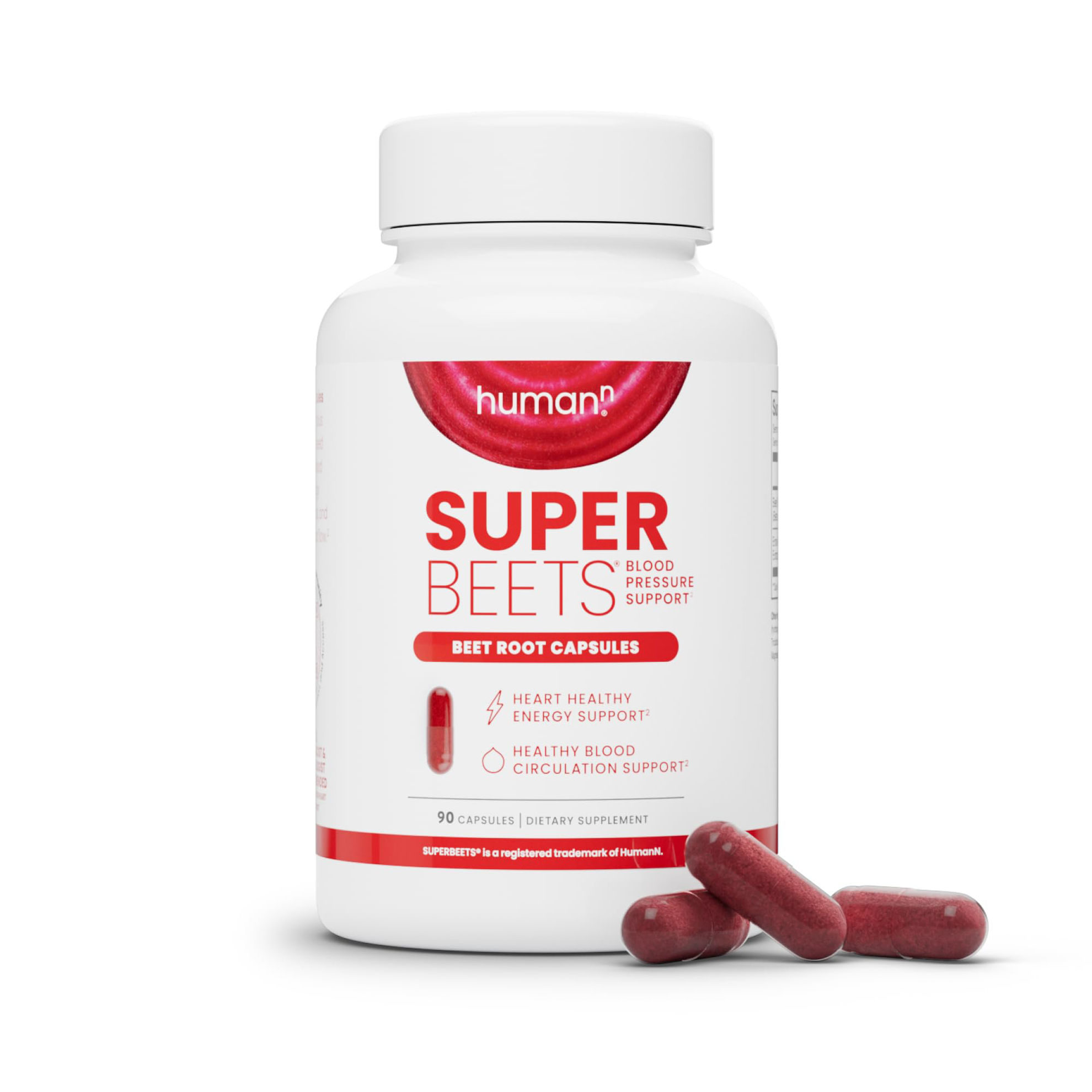 GetUSCart- humanN SuperBeets Beet Root Capsules Quick Release 1000mg ...