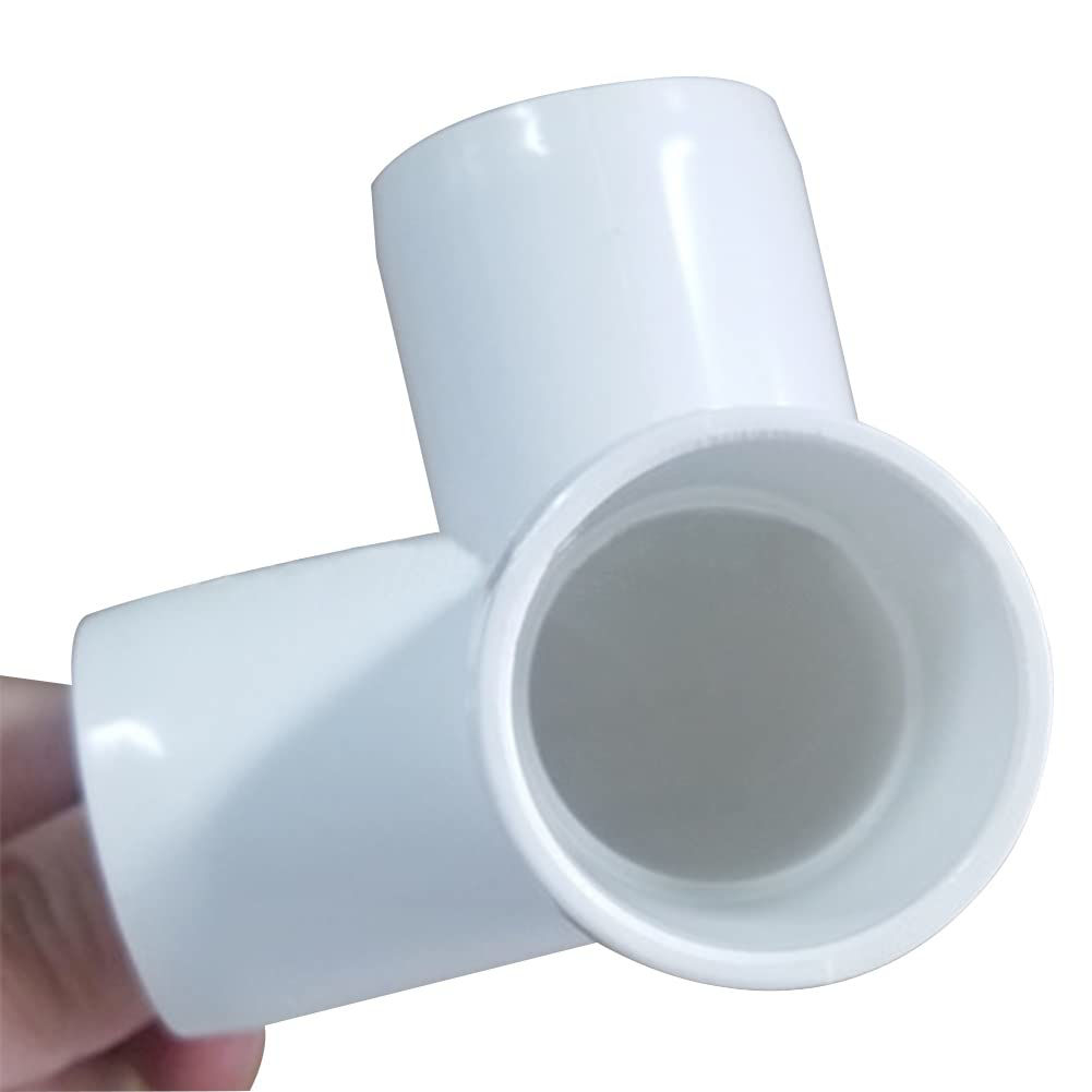 GetUSCart- ANPTGHT 1“ Tee PVC Fitting 3 Way Elbow Connector, Furniture Grade 90 Degree Elbow ...