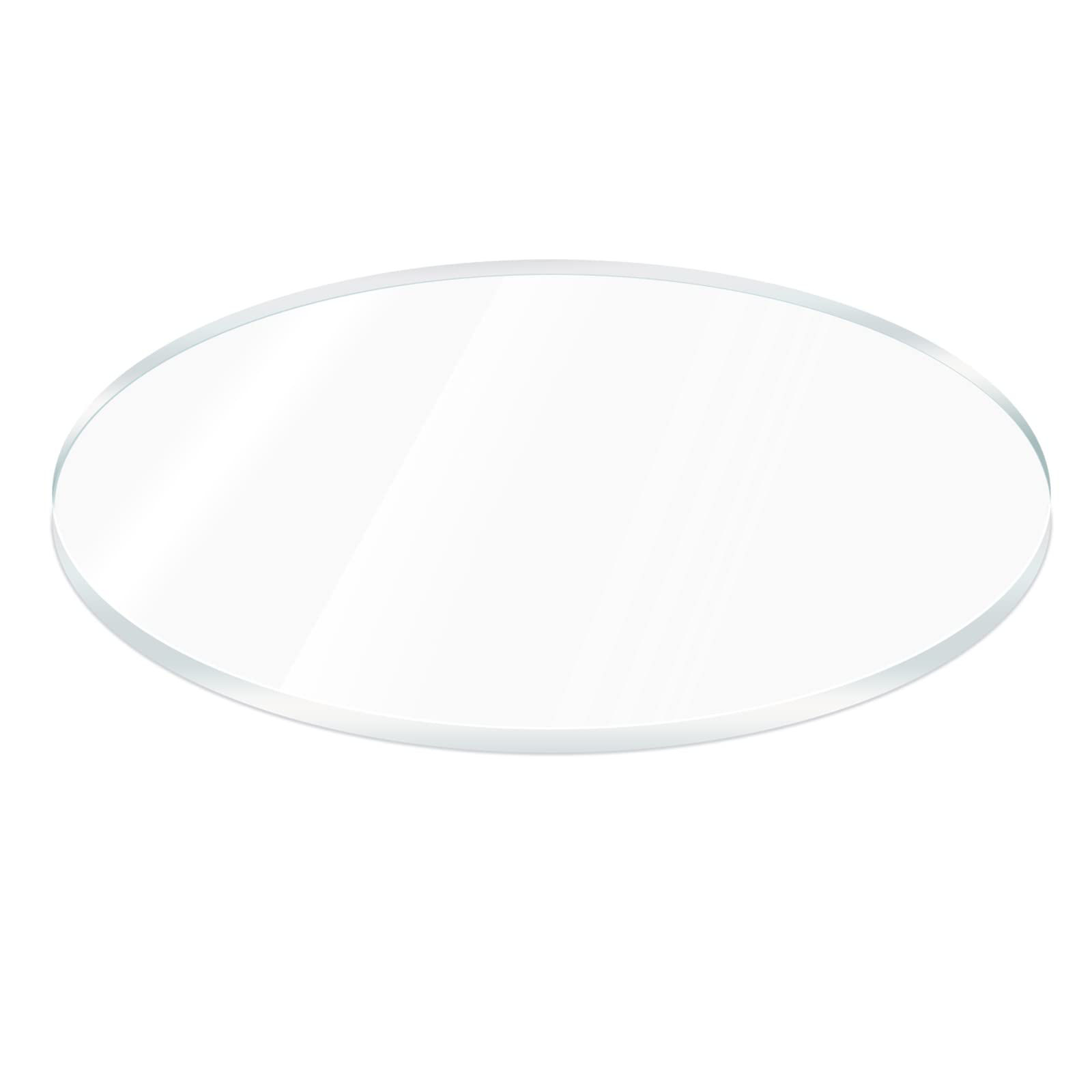 GetUSCart- 4 Pieces 1/8" Round Plexiglass Sheet, 6 Inch Diameter Clear ...