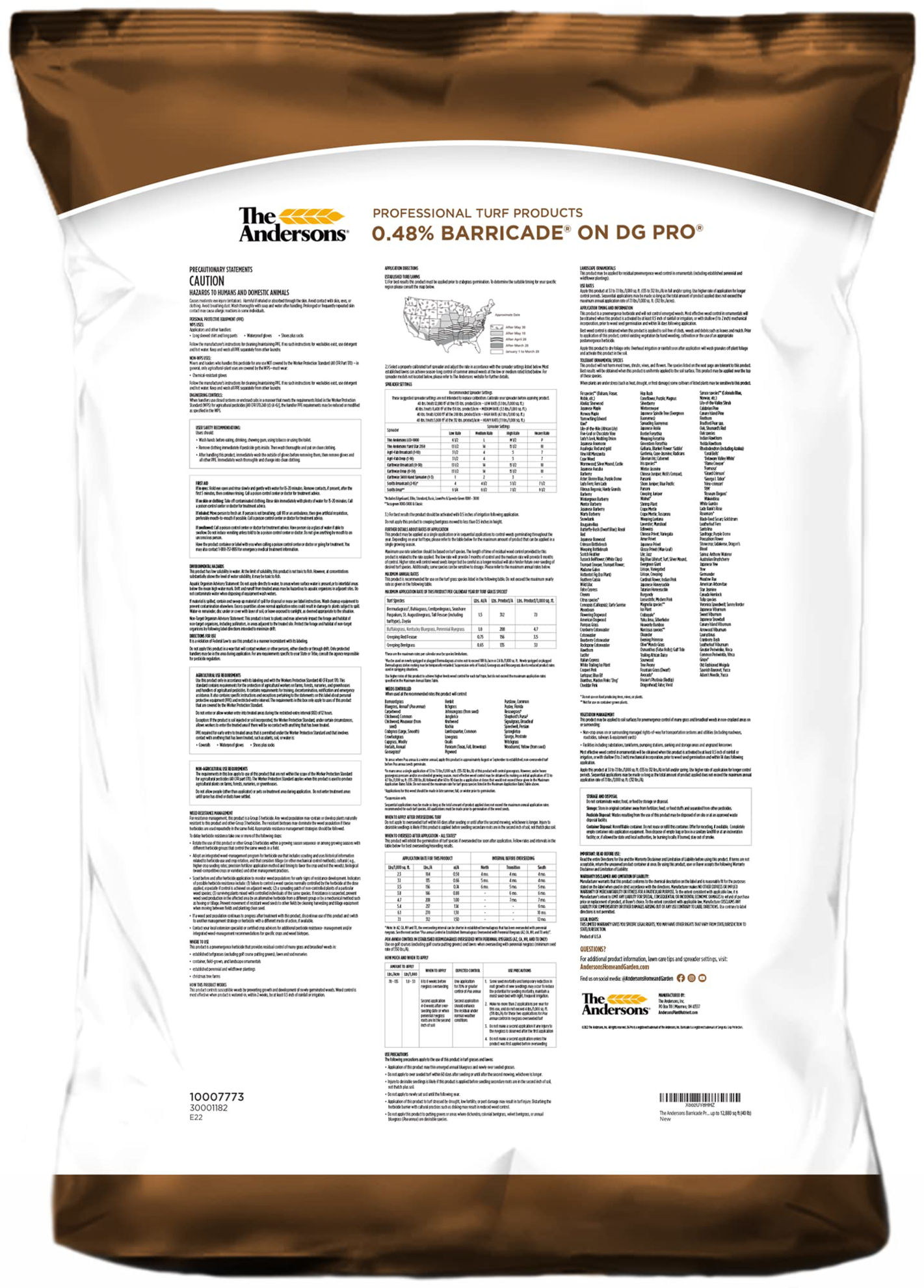 GetUSCart- The Andersons Barricade Professional-Grade Granular Pre ...