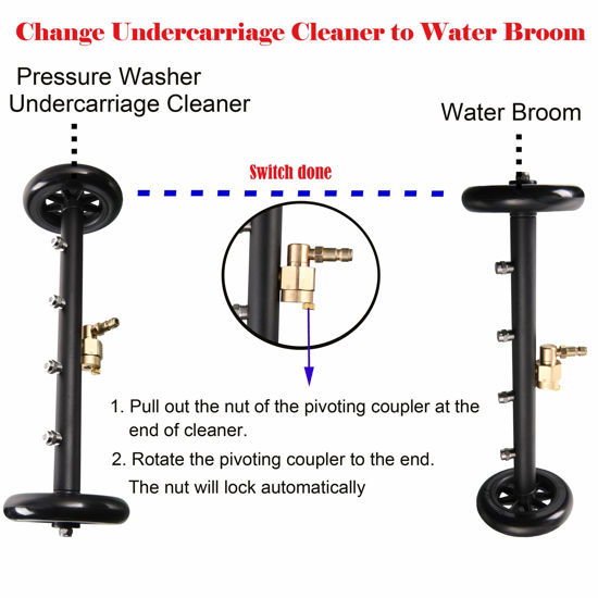 GetUSCart- Tool Daily Dual-Function Undercarriage Cleaner,Surface ...