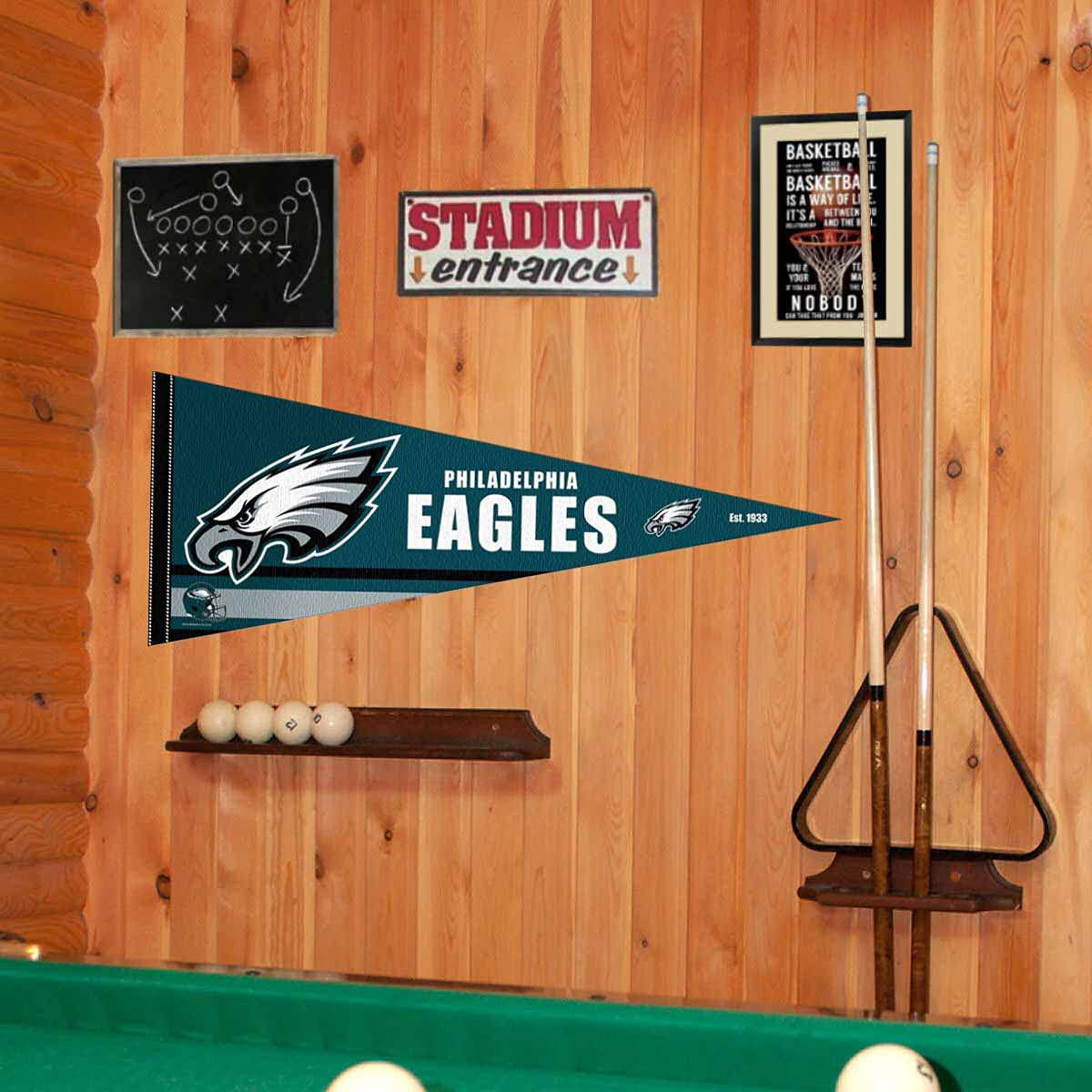 GetUSCart- WinCraft Philadelphia Eagles Pennant Banner Flag