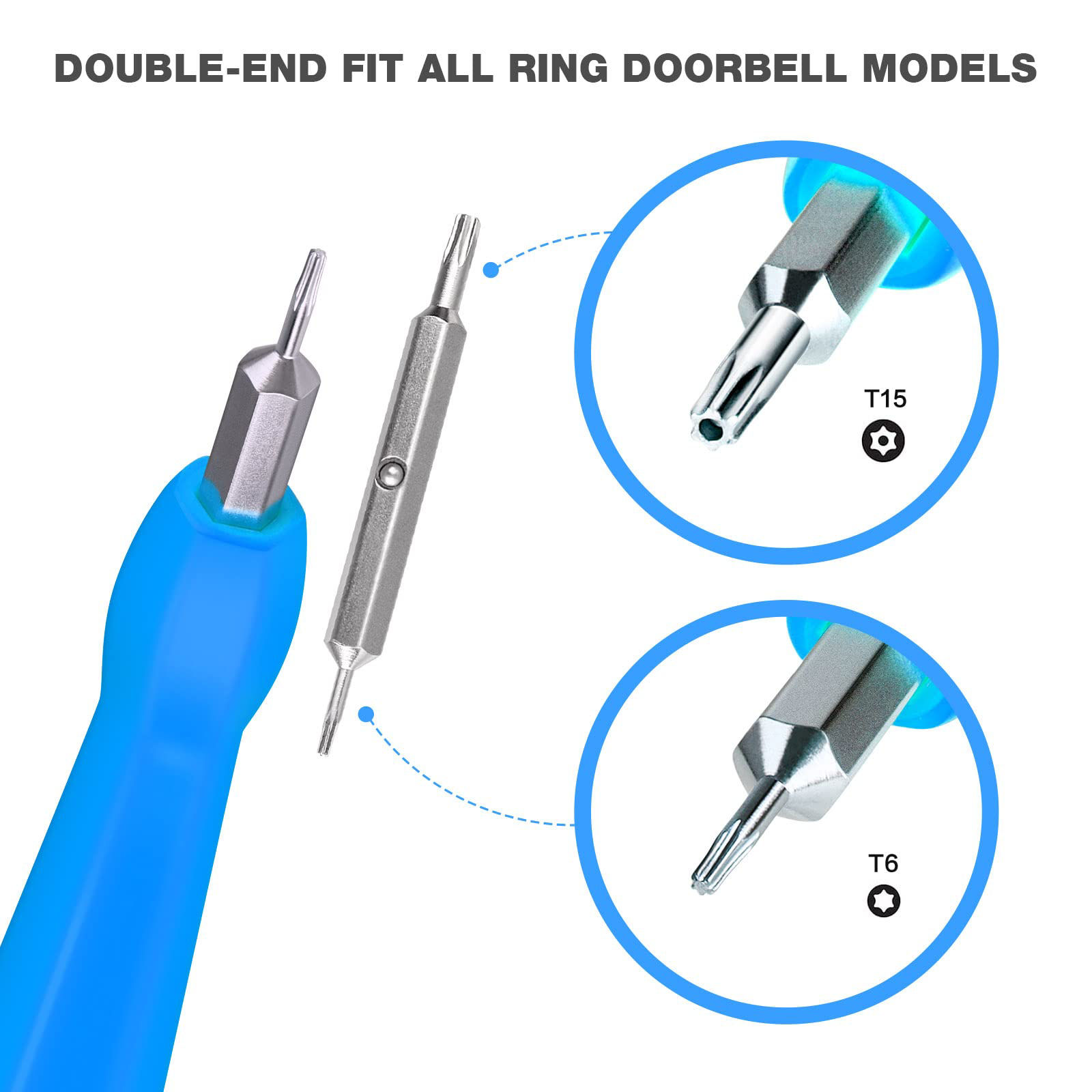 GetUSCart- Ring Screwdriver Bit Set for Battery and Wifi Access - Fits ...