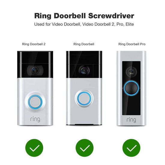 GetUSCart- Ring Screwdriver Bit Set for Battery and Wifi Access - Fits ...
