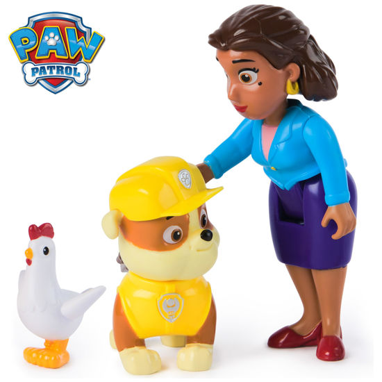 GetUSCart- Paw Patrol Rubble, Mayor Goodway & Chickaletta Figures, Kids ...