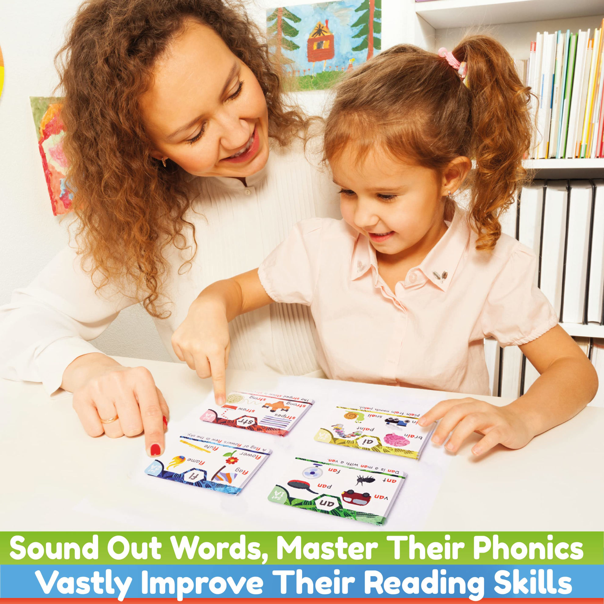GetUSCart- Phonics Flash Cards - Learn to Read in 20 Stages - Digraphs ...