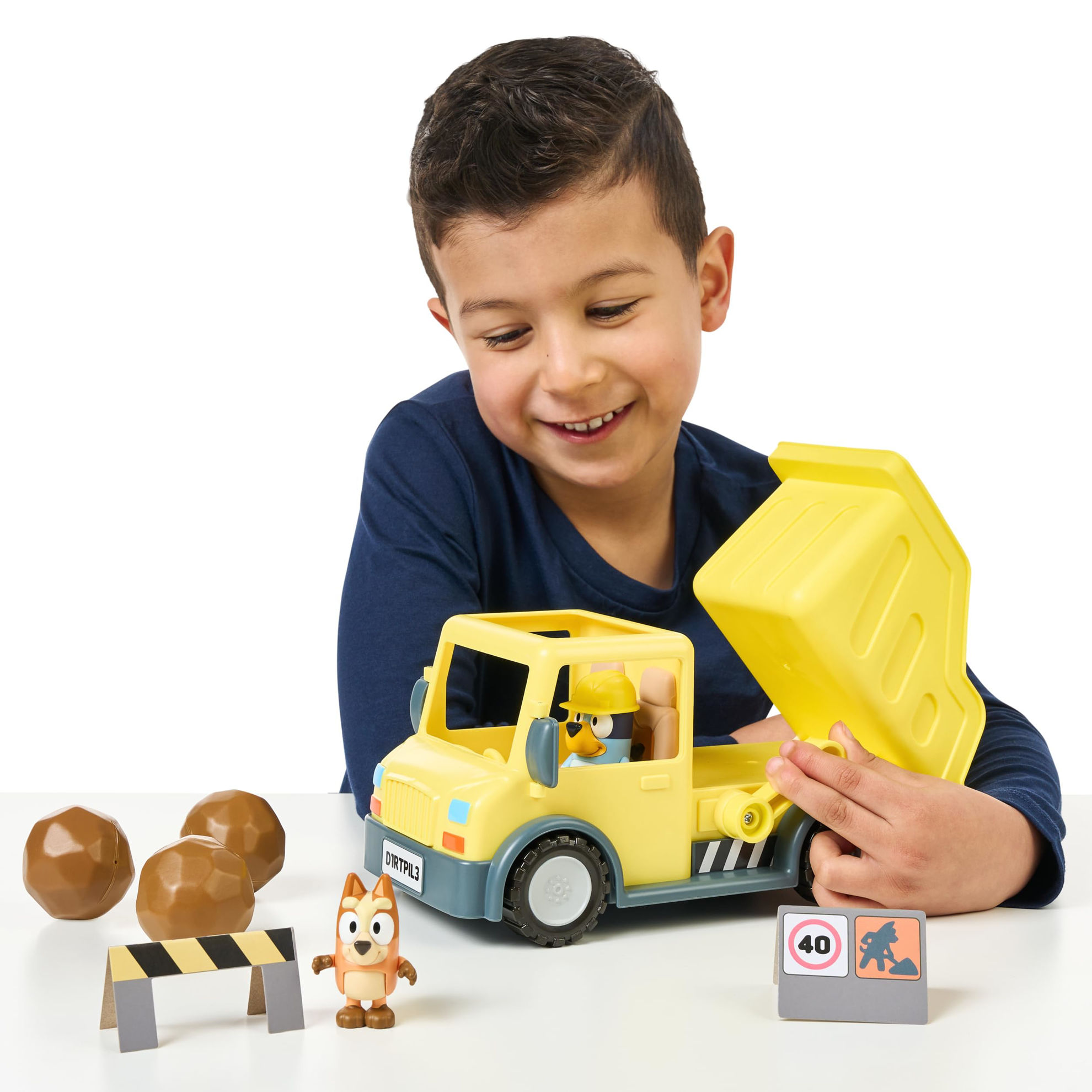 GetUSCart- Bluey Dump Truck, with Load and Unload Feature, Get Some ...