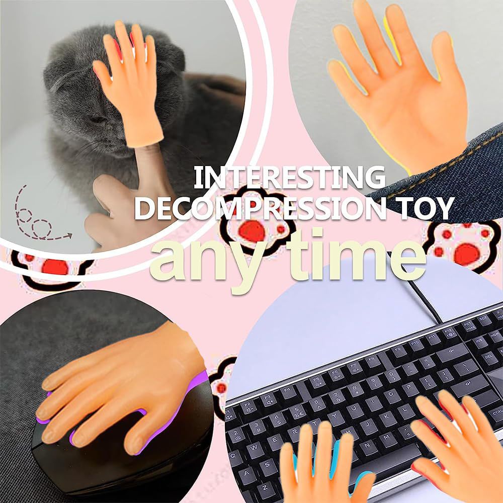 GetUSCart- 30 Pcs Tiny Finger Hands Mini Rubber Finger Puppets ...