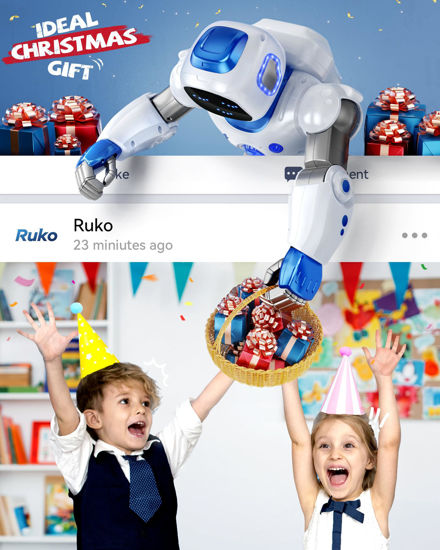 GetUSCart- Ruko 1088 Smart Robots for Kids, Large Programmable ...