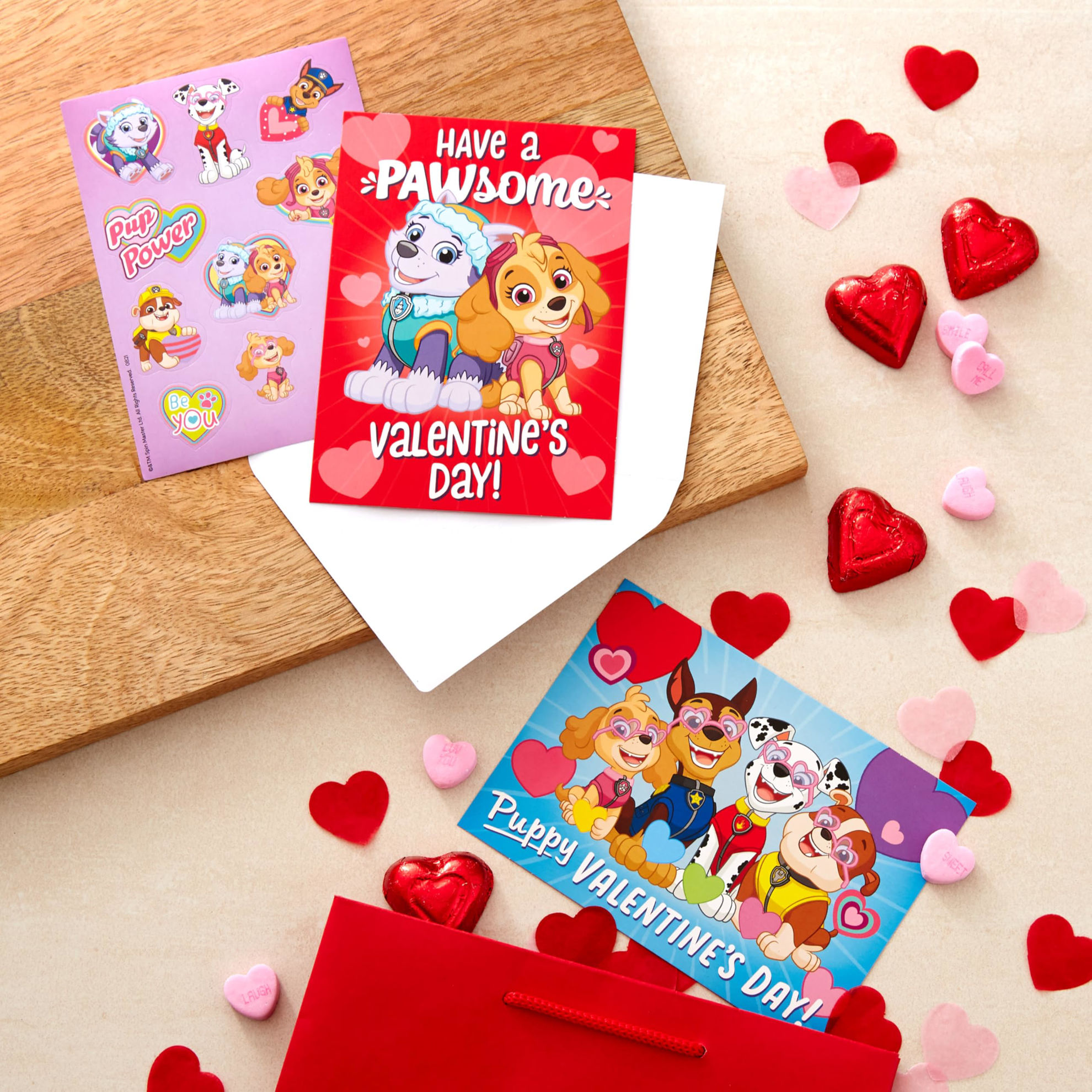 GetUSCart- Hallmark Paw Patrol Valentines Day Cards and Stickers for ...