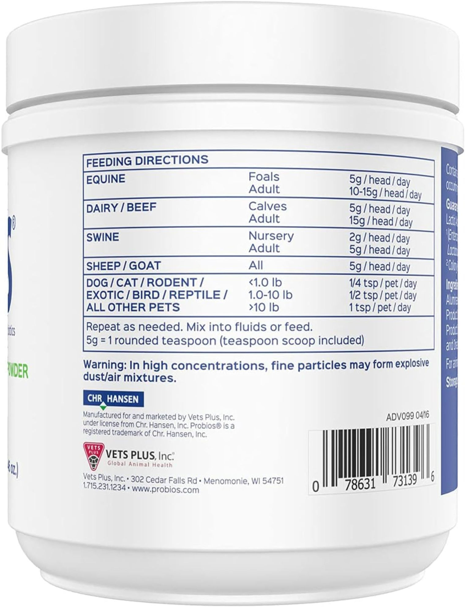 GetUSCart- Probios Dispersable Powder - Probios Powder, Pet Probiotic ...