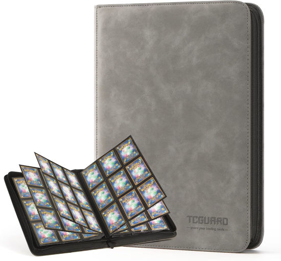 GetUSCart- TCGUARD Trading Card Binder, 9 Side Loading Pocket Card ...