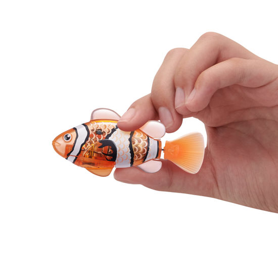 GetUSCart- Robo Alive Robo Fish Robotic Swimming Fish (Teal + Orange ...