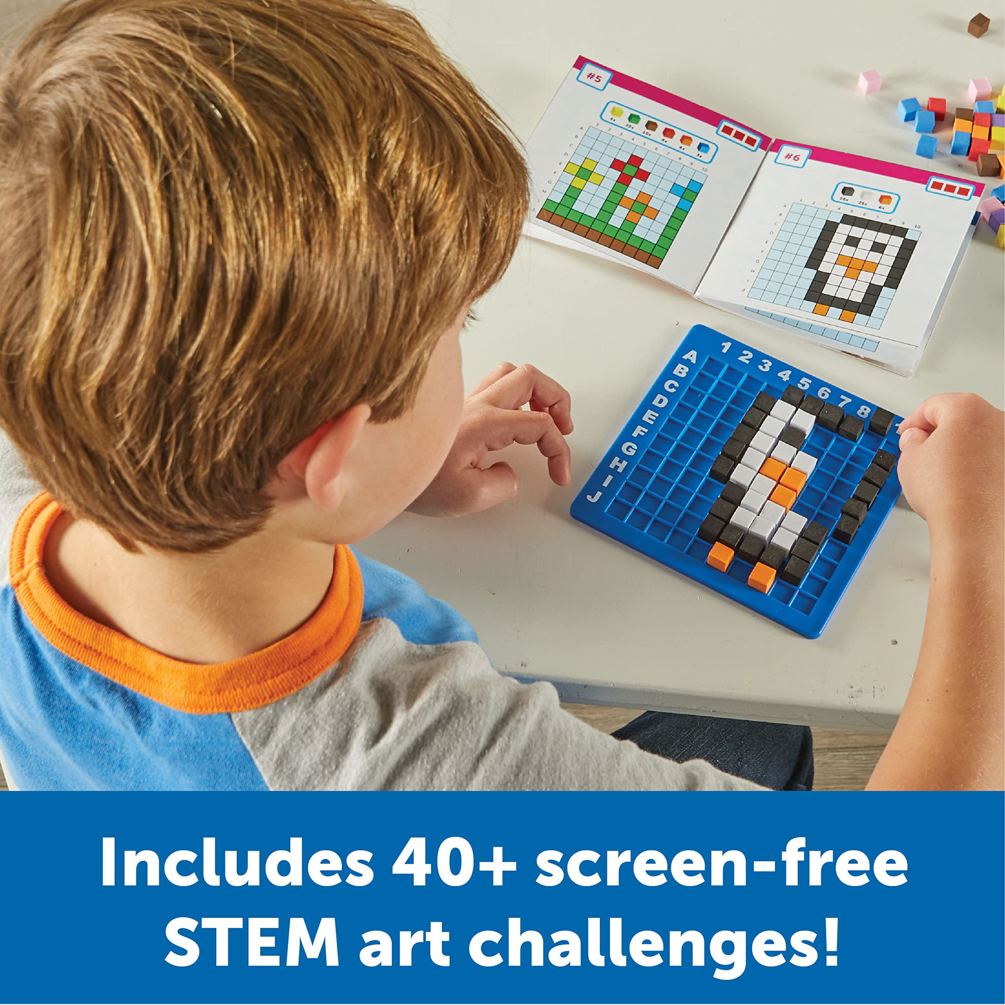 GetUSCart- Learning Resources STEM Explorers Pixel Art Challenge, 402 ...