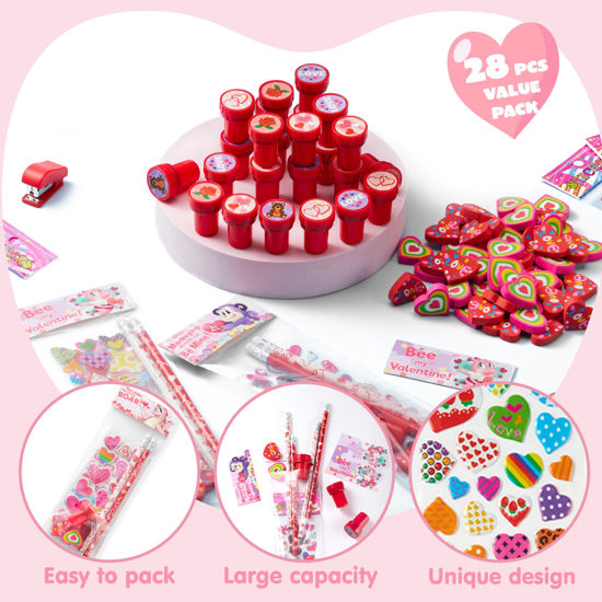 GetUSCart- JOYIN 28 Pack Valentines Day Stationery Kids Gift Set for ...