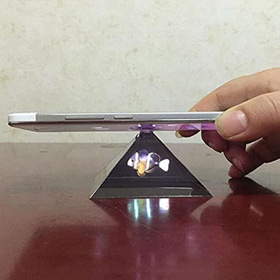 GetUSCart- 1 Piece 3D Hologram Display Pyramid 3D Hologram Projector ...