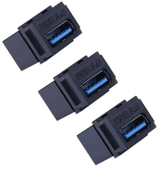 GetUSCart- USB 3.0 Keystone Jack Inserts, 3pcs USB to USB Adapters ...