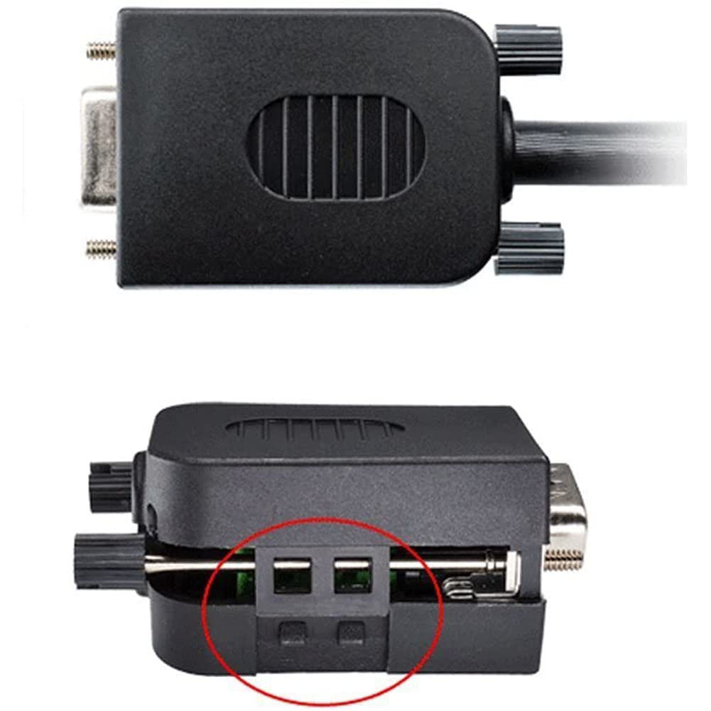 GetUSCart- Minghunian DB9 Breakout Connector to Wiring Terminal RS232 D-SUB Male Serial Adapters ...