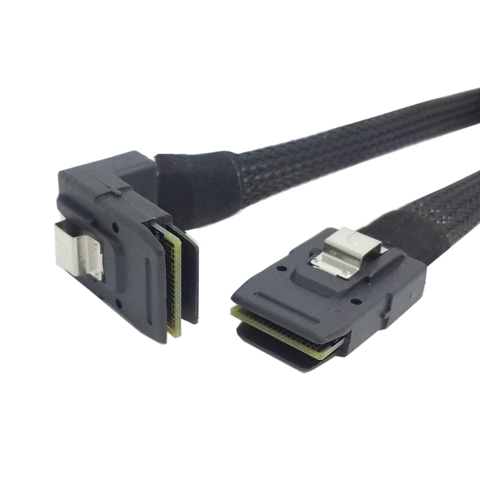 GetUSCart- Mini SAS Cable, SFF-8087 to SFF-8087 Front Angle Internal ...