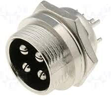 GetUSCart- Falcon Products 4 Pin Microphone Panel Jack Plug for CB Ham ...