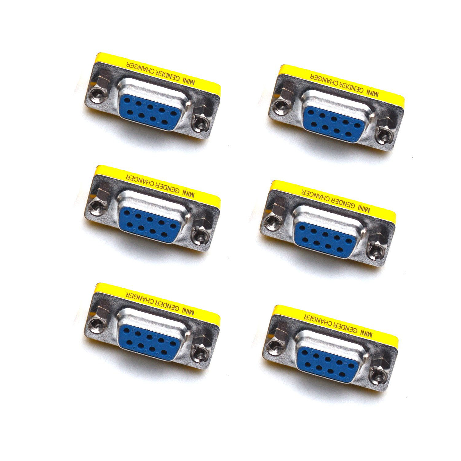 GetUSCart- Antrader DB9 Female to Female Mini Gender Changer/Coupler ...