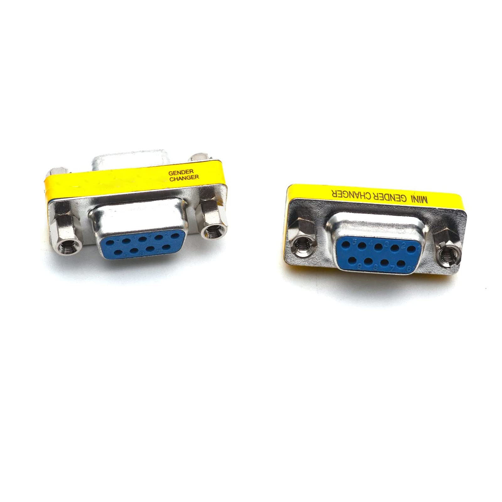 GetUSCart- Antrader DB9 Female to Female Mini Gender Changer/Coupler ...