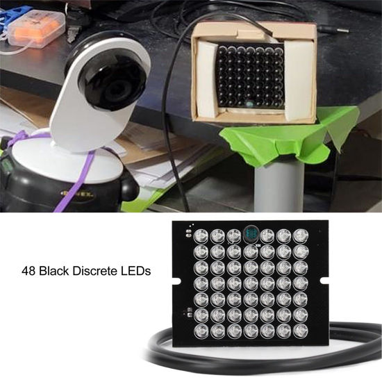 GetUSCart- 940nm IR LEDs Light Board Compact Design Camera Infrared ...