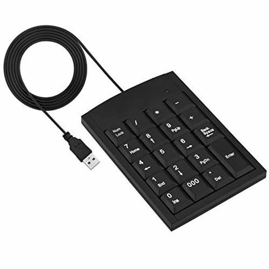GetUSCart- Mini USB keypad, Portable USB Numeric Keypad Number Keyboard, Number Keyboards for Laptop