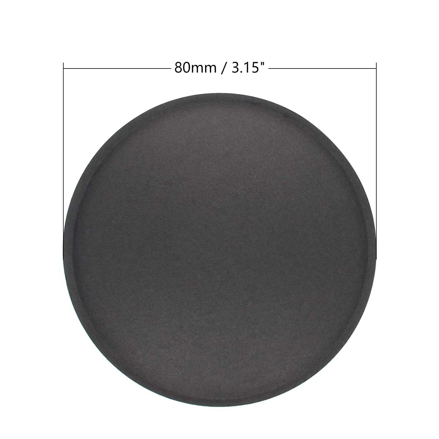 GetUSCart- Heyiarbeit 2Pcs Speaker Dust Cap 80mm/3.15" Diameter ...