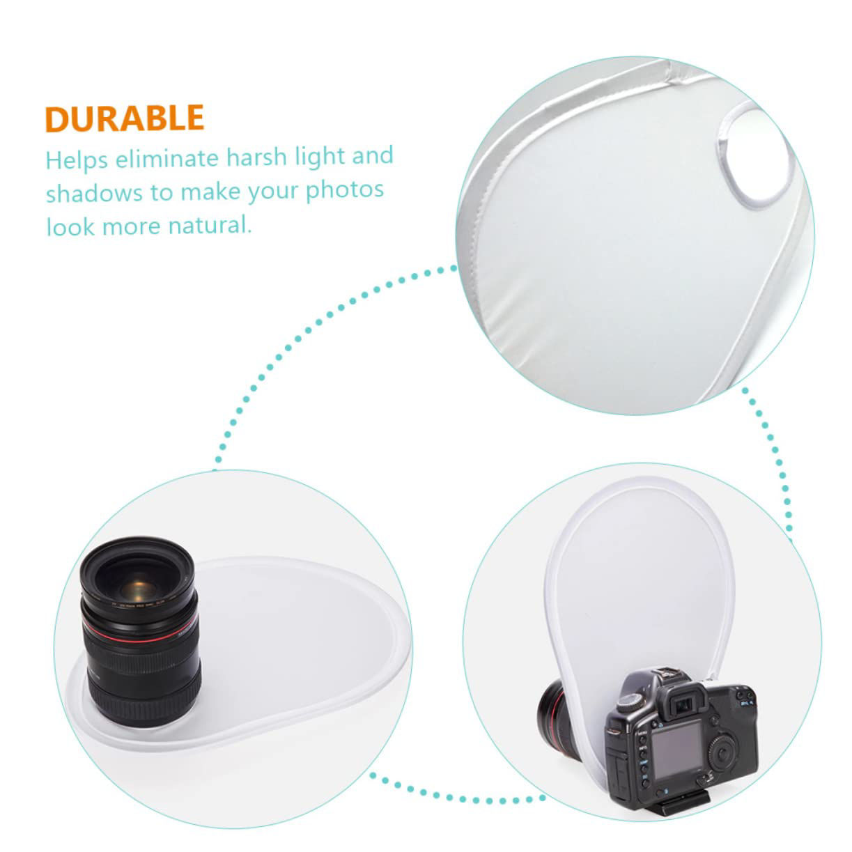 GetUSCart- Hemobllo Mini Diffuser Flash Diffuser for Speedlight Studio Flash Reflector Diffuser ...