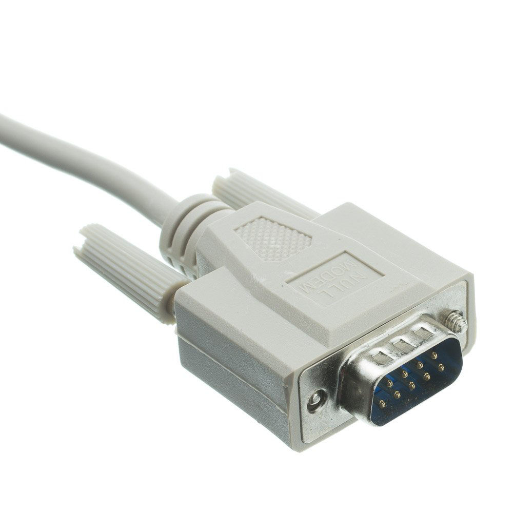 GetUSCart- PCCONNECT Null Modem Cable 6feet Cable, UL, DB9 Male / DB9 ...
